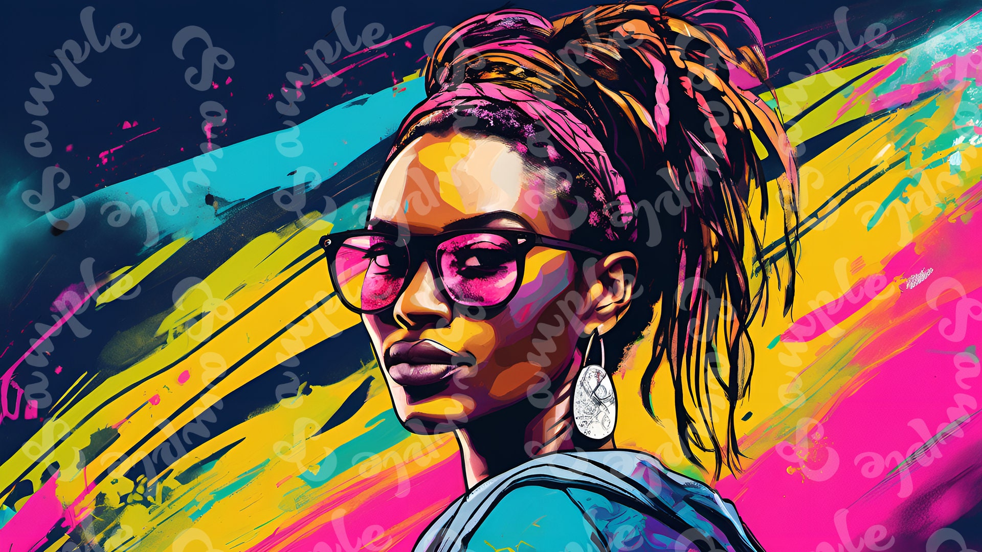 Urban Punk Women Desktop Wallpapers Diverse and Stylish 4K - Etsy