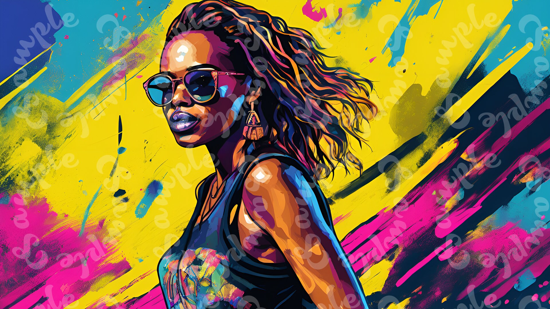 Urban Punk Women Desktop Wallpapers Diverse and Stylish 4K - Etsy