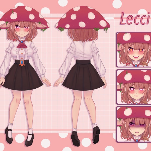 Modelo de vtuber animal - Etsy México