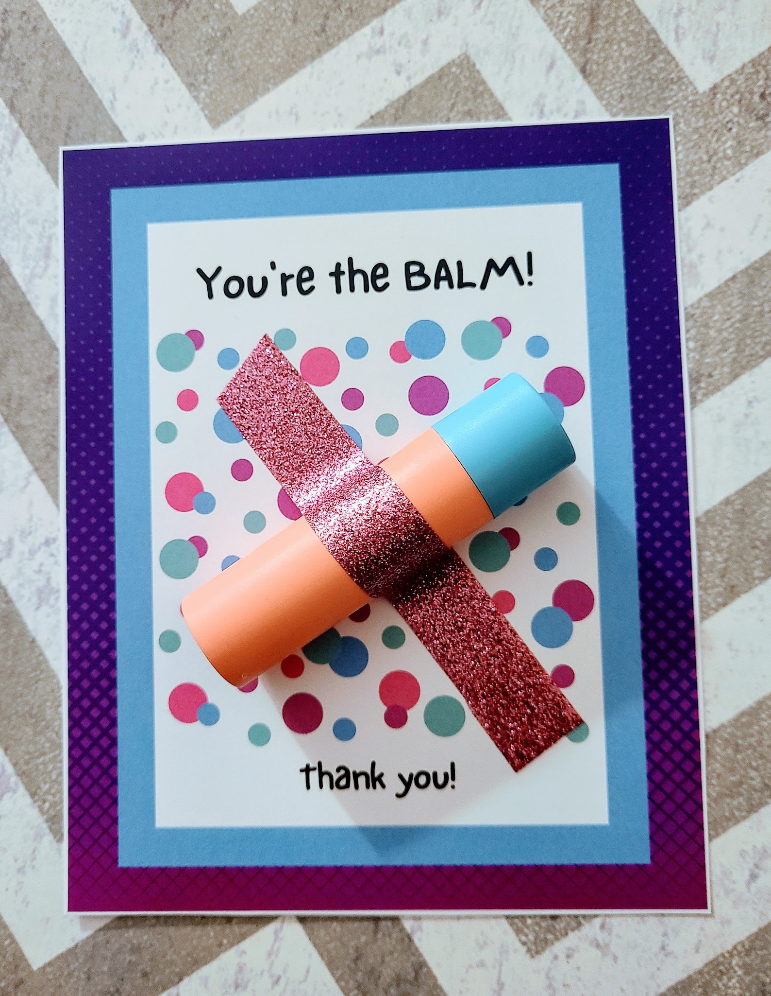 You're the Balm! Gift Tag - Etsy