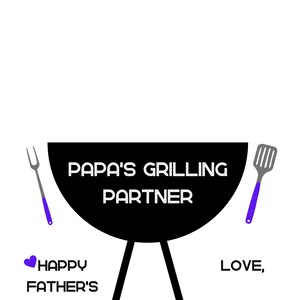 Happy Father's Day Handprint Craft! Dad's Grilling Partner Handprint ...