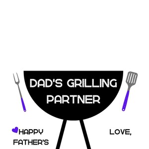 Happy Father's Day Handprint Craft! Dad's Grilling Partner Handprint ...