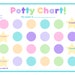 Colorful Potty Chart Sticker Potty Chart Potty Chart Printable Potty ...