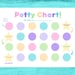 Colorful Potty Chart! Sticker Potty Chart! Potty Chart Printable! Potty ...
