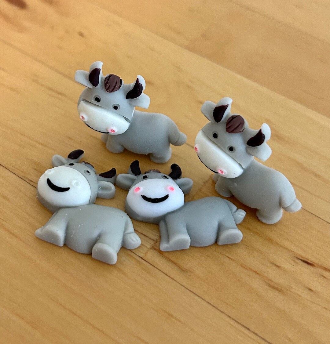 Ox - Yak - Miniature Montessori Language Object Trinket Craft Dollhouse ...