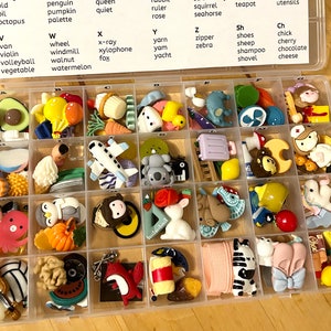 Montessori Language Objects ABC Miniatures Trinkets Alphabet - Etsy