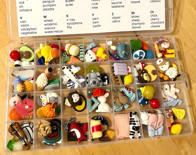 Montessori Language Objects ABC Miniatures Trinkets Alphabet - Etsy