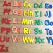 Colorful Wooden Uppercase Lowercase Alphabets Letters ABC Numbers ...