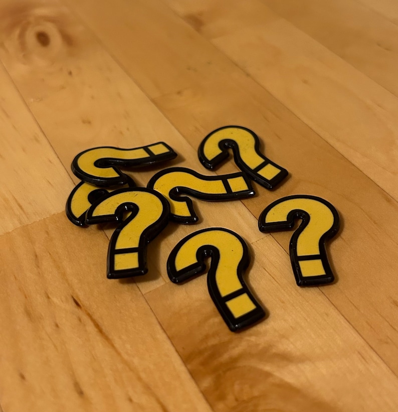 Question Mark - Miniature Montessori Language Object Trinket - Etsy