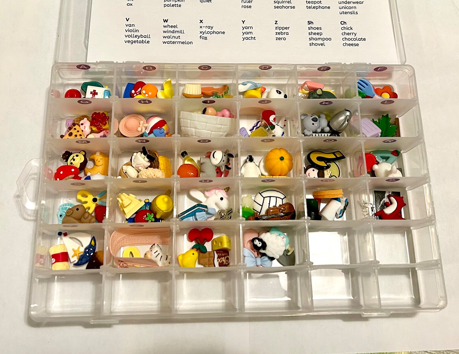 Montessori Language Objects ABC Miniatures Trinkets Alphabet - Etsy