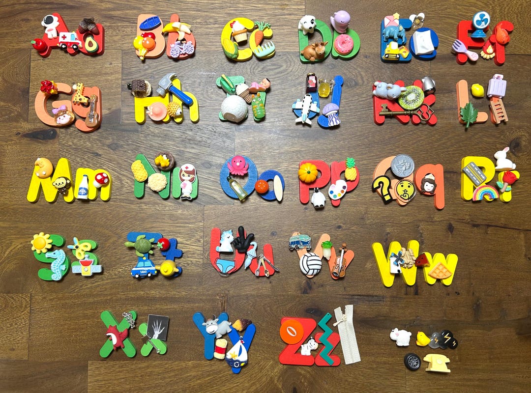Montessori Language Objects ABC Miniatures Trinkets With Consonant ...