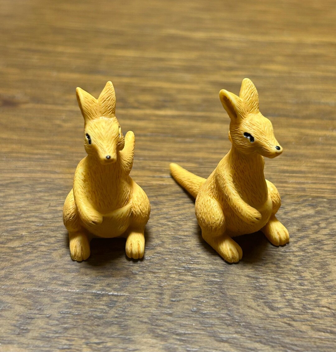 Kangaroo - Miniature Montessori Language Object Trinket Craft Dollhouse ...