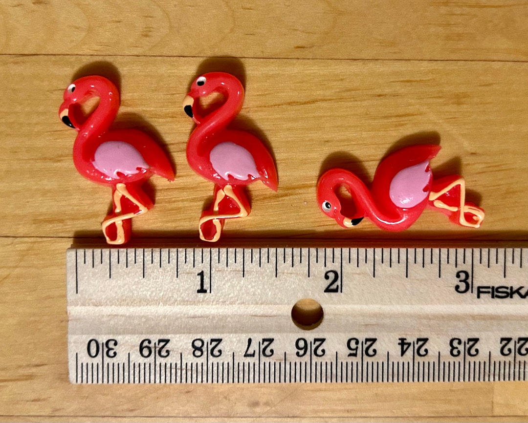 Flamingo - Miniature Montessori Language Object Trinket Resin Craft ...