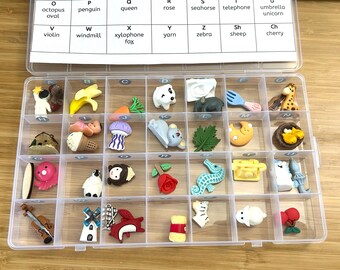 Montessori Language Objects ABC Miniatures Trinkets Alphabet Letter ...