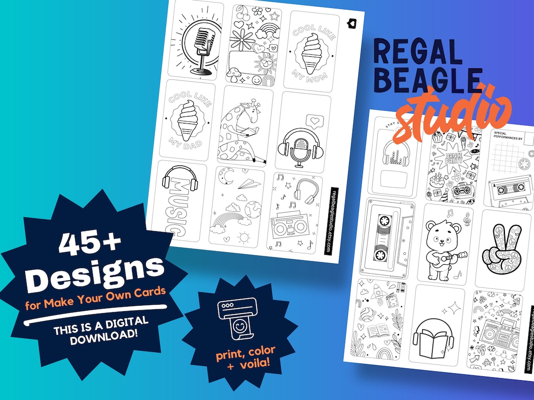 Buy Custom Yoto MYO Card Label Printable Bundle 45 Designs print and ...