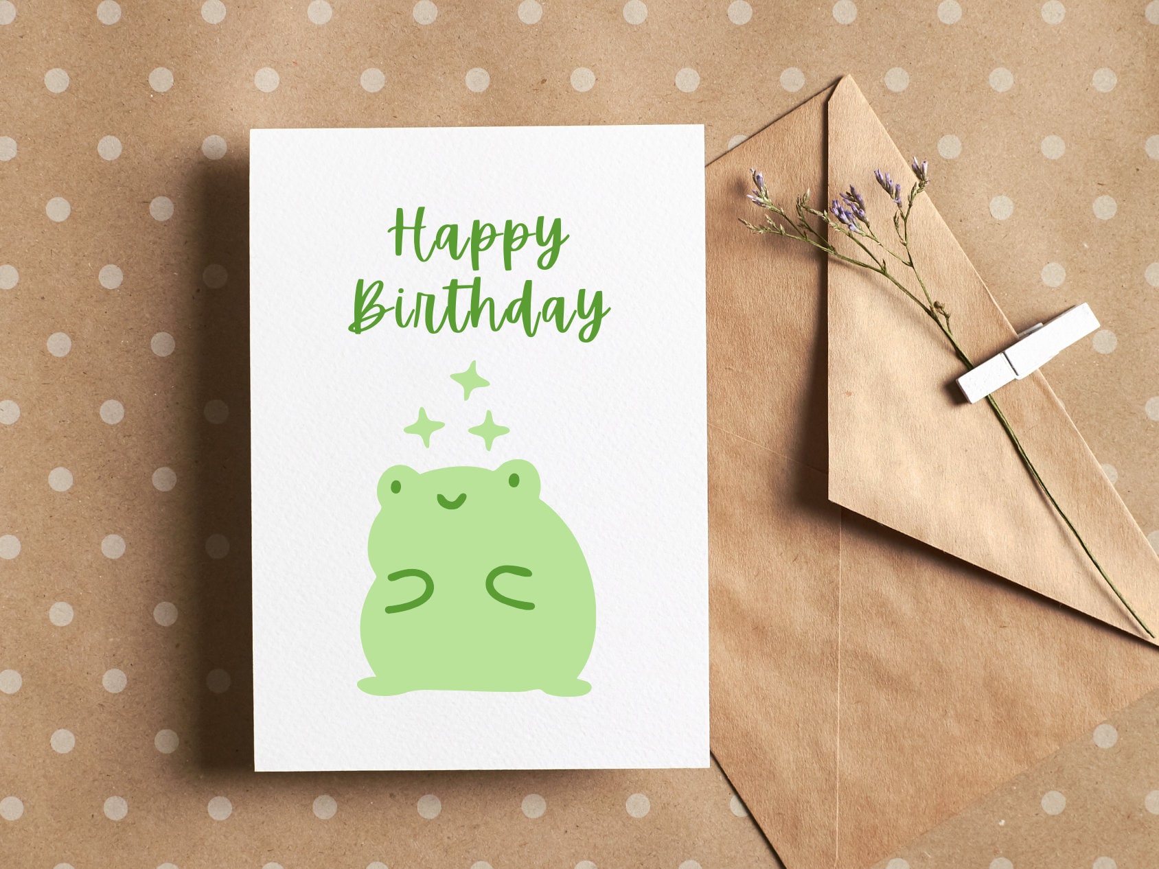 Printable Frog Birthday Card Pack | 5x7 Inches | Cute Frog Art - Etsy