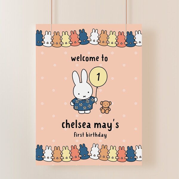 Miffy Poster - Etsy