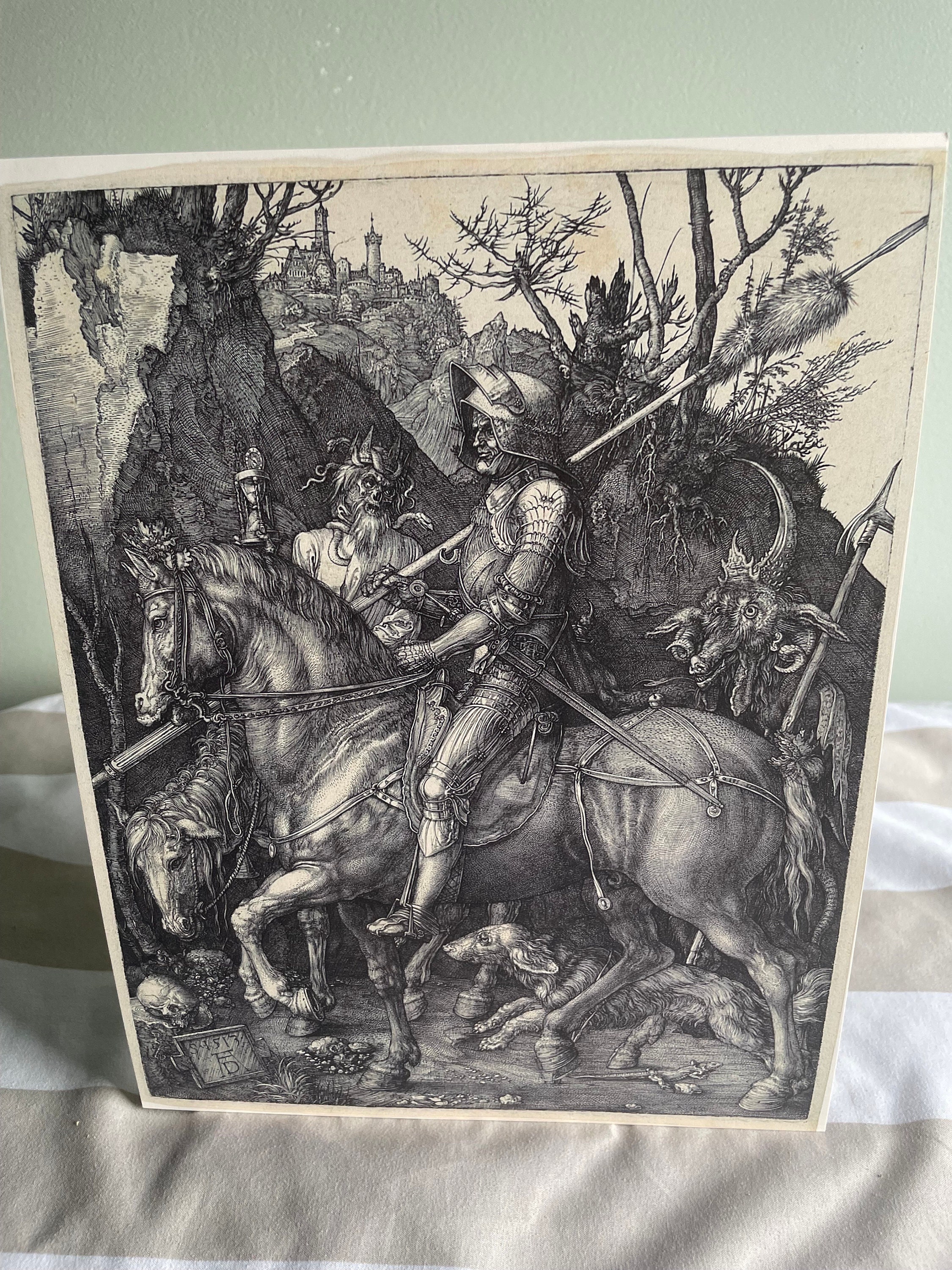 Albrecht Durer Knight Death and Devil Art Print German Renaissance Art ...