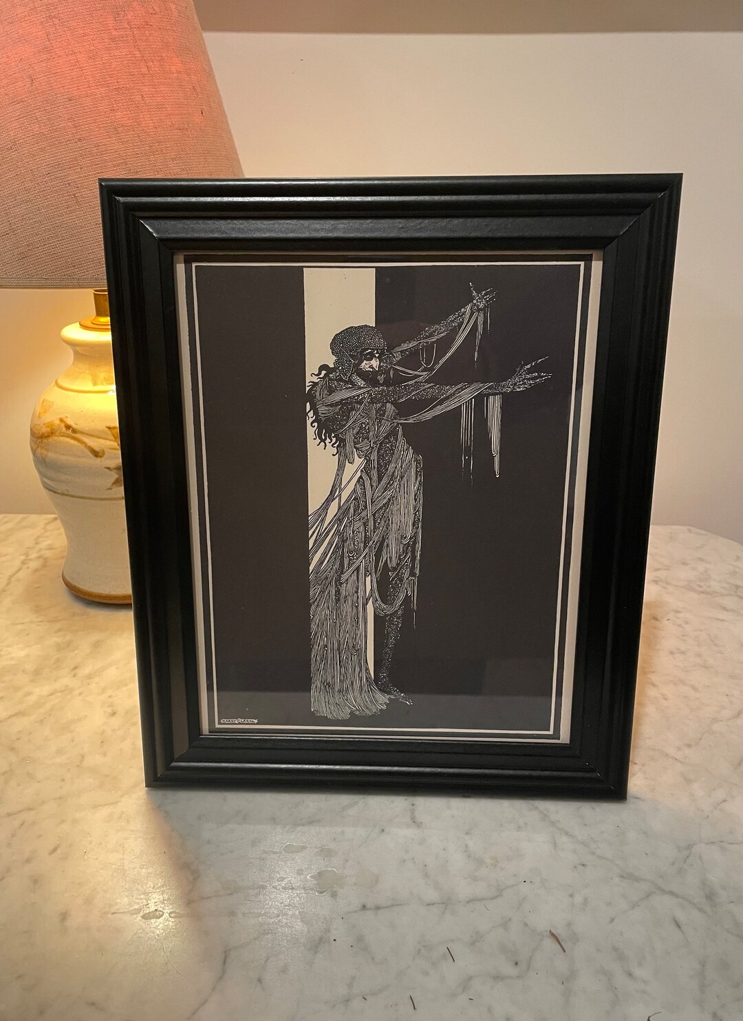 Edgar Allan Poe Fall of the House of Usher Framed Print Harry Clarke ...