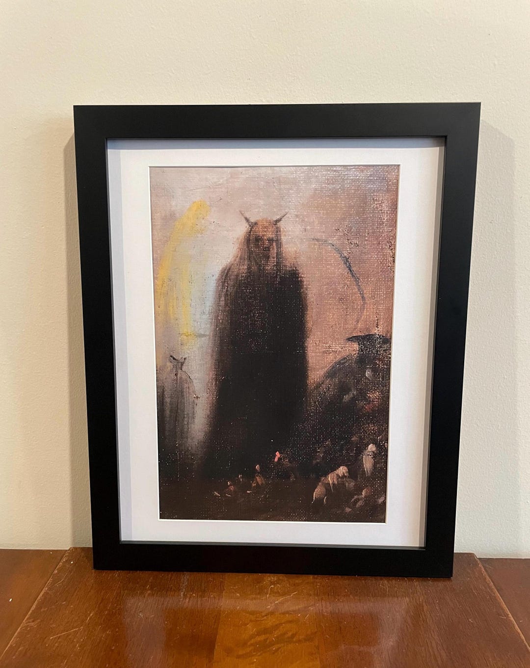 Francisco De Goya Ghostly Vision (1801) Framed Print Ghost Demon ...