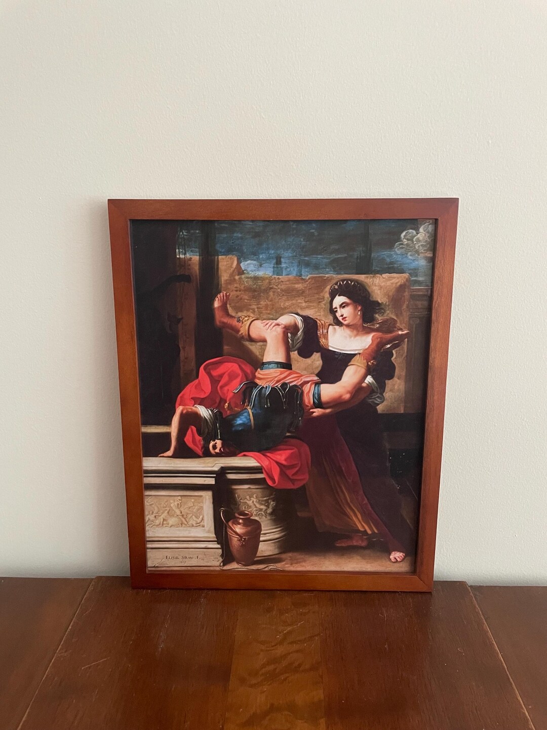 Timoclea Kills Captain of Alexander the Great (1659) by Elisabetta ...