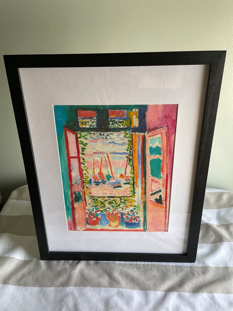 Henri Matisse Open Window Collioure 12x15 Modern Art Framed Print ...