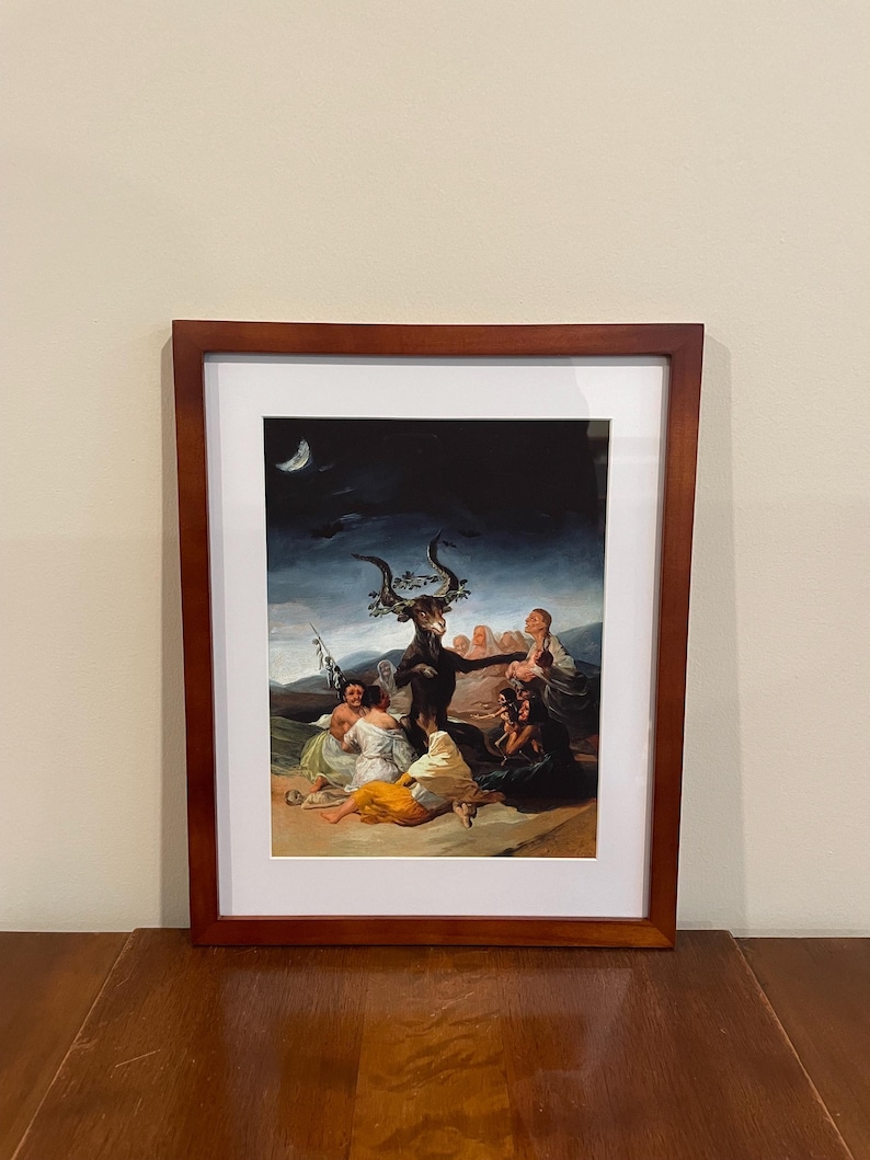 Witches' Sabbath Francisco De Goya Framed Print 12x15 Spanish Wall Art ...