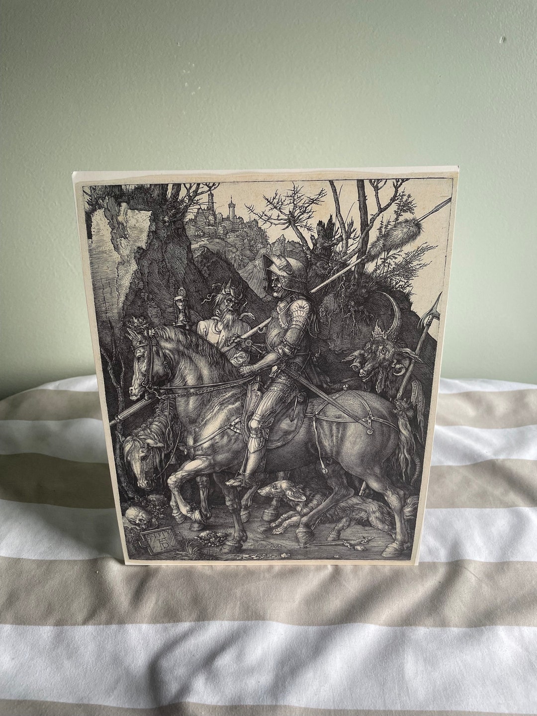 Albrecht Durer Knight Death and Devil Art Print German Renaissance Art ...
