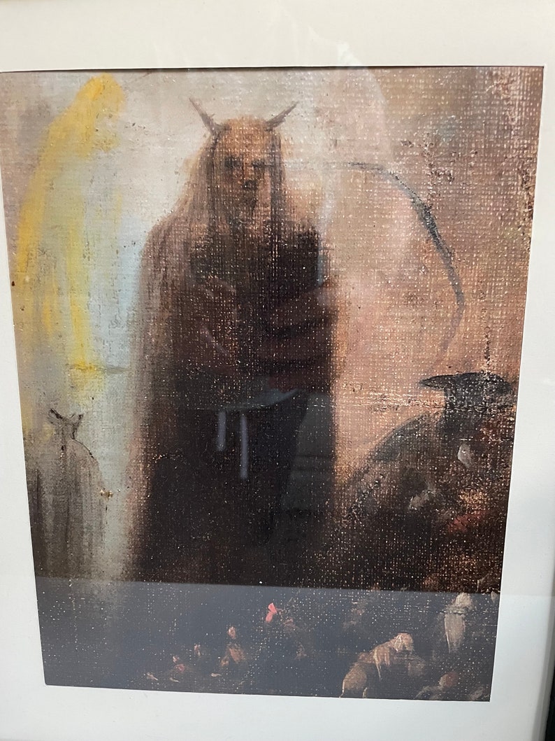 Francisco De Goya Ghostly Vision 1801 Framed Print Ghost - Etsy