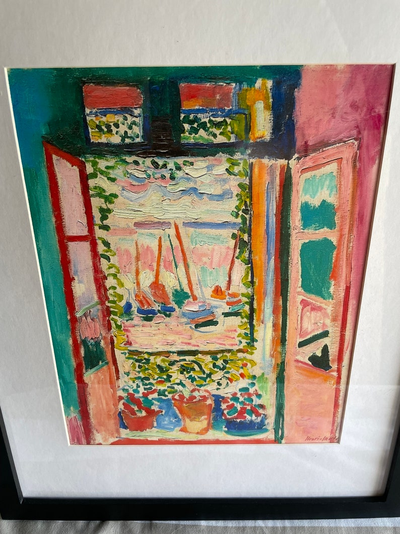 Henri Matisse Open Window Collioure 12x15 Modern Art Framed Print ...