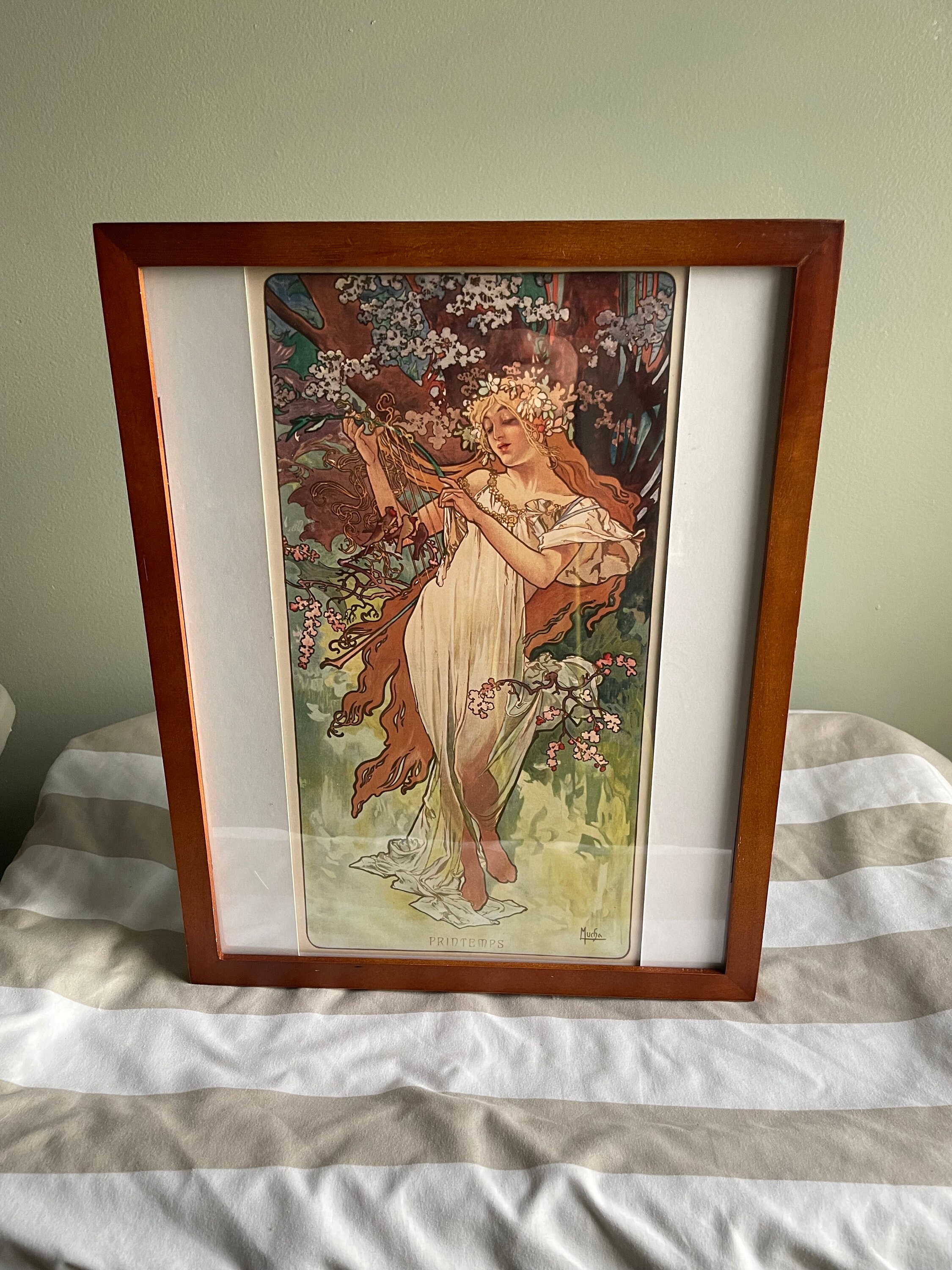 Alphonse Mucha Set of Four Seasons Prints Spring Summer Autumn Winter ...