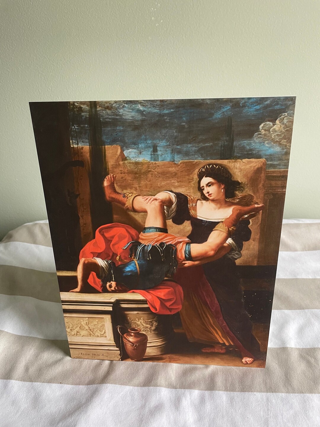 Timoclea Kills Captain of Alexander the Great Art Print Elisabetta ...