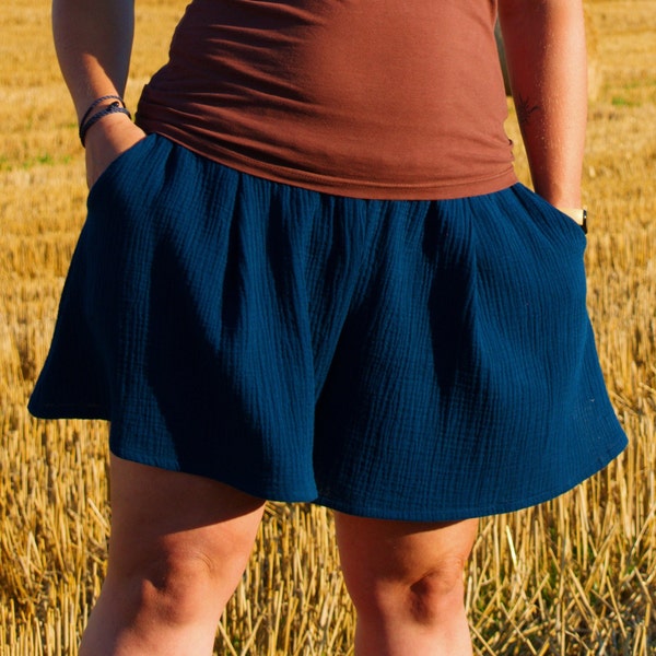 Wide Leg Shorts - Etsy