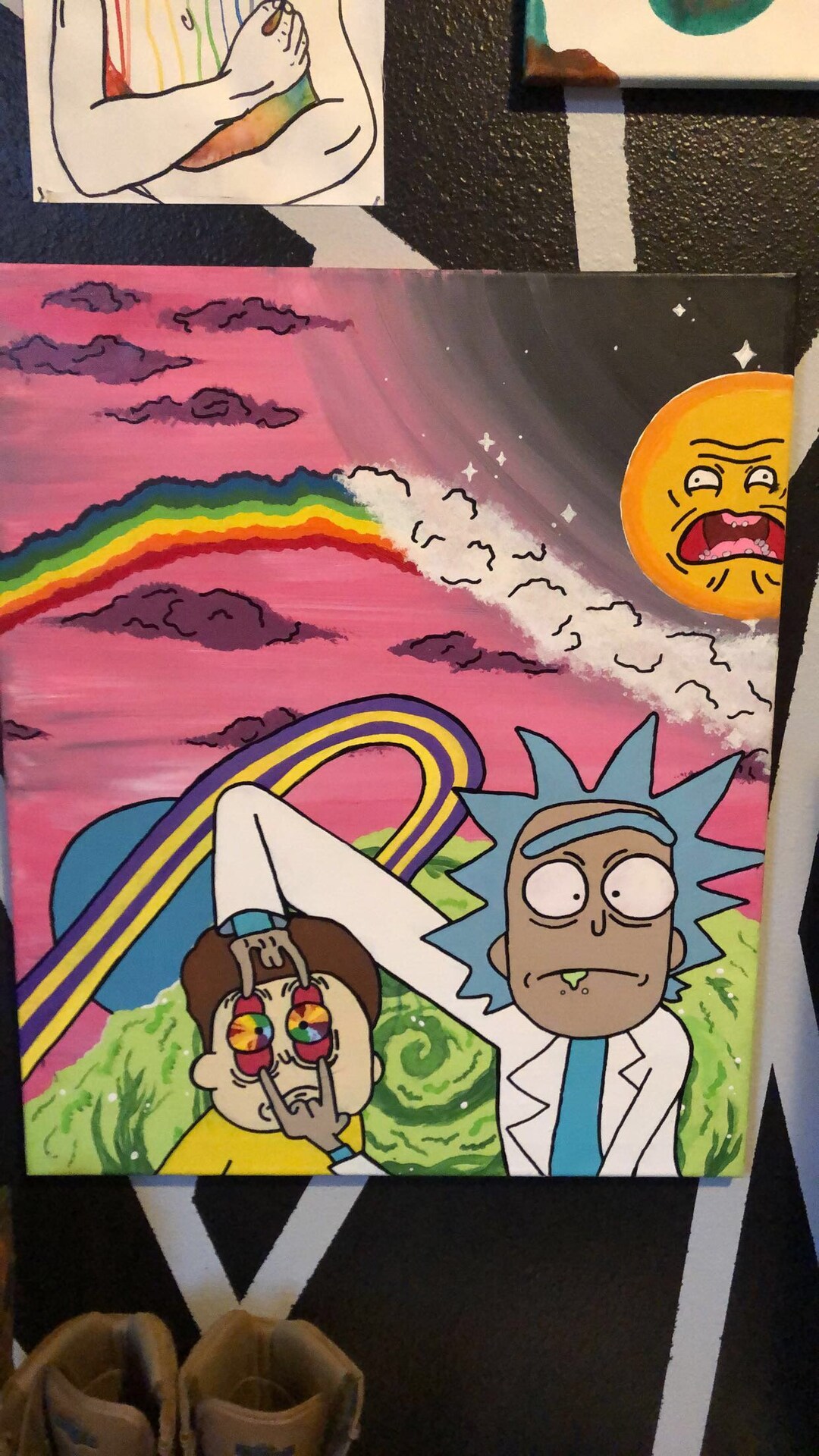 Rick and Morty Painting - Etsy