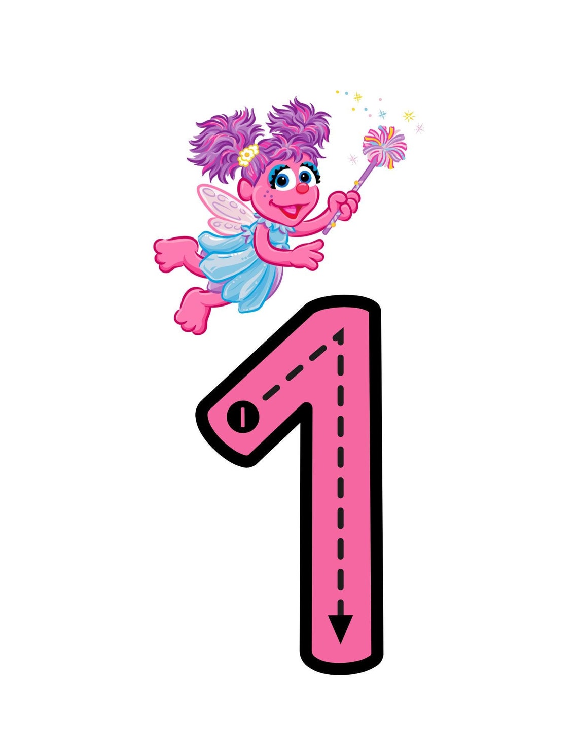 Sesame Street Table Numbers - Customizable Printable Designs, Digital ...