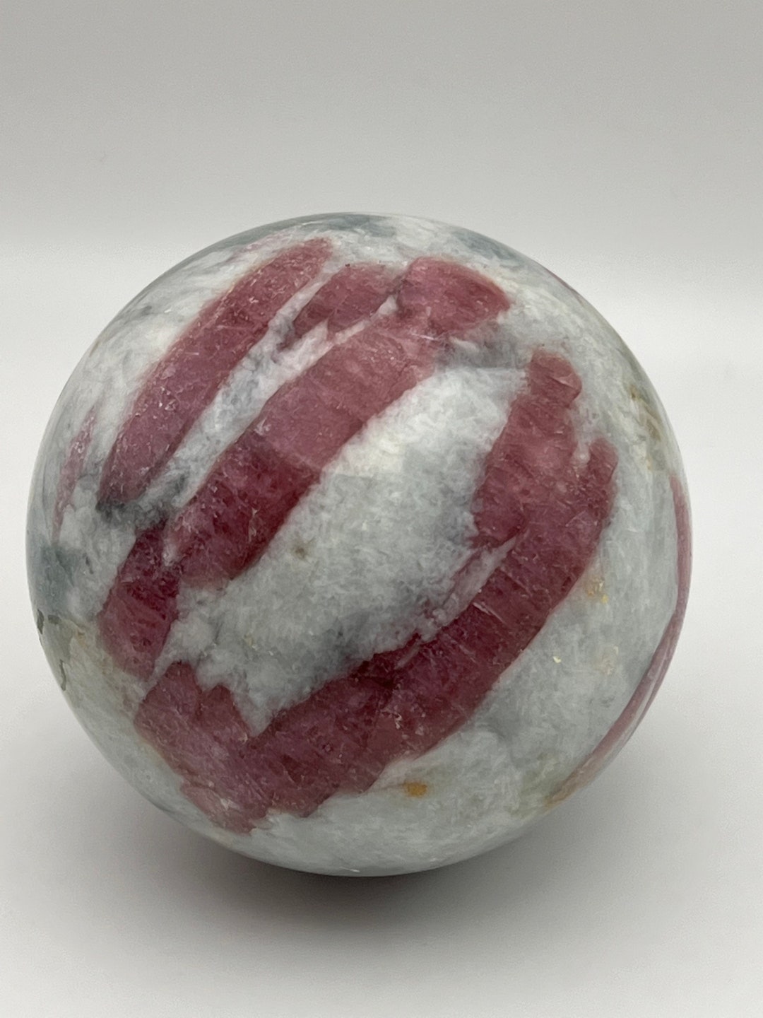 Pink Tourmaline Sphere Pink Tourmaline Crystal Sphere Rubellite Sphere ...