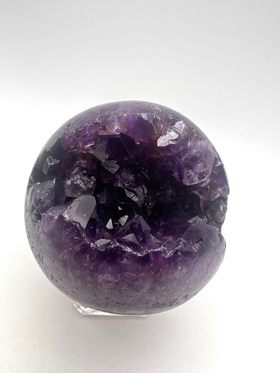 Amethyst Geode Sphere Open Sphere Amethyst Geode Amethyst - Etsy