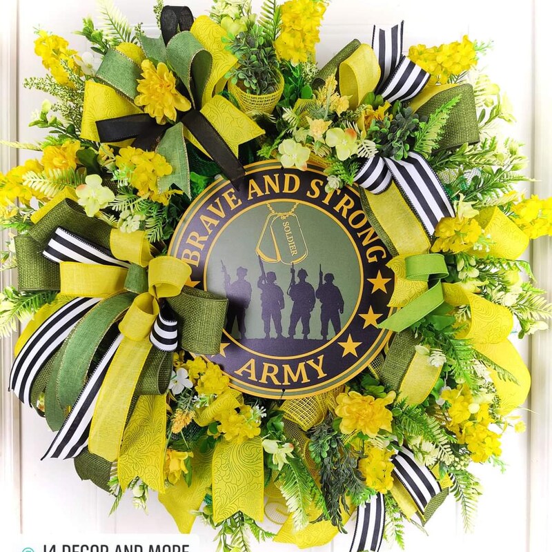 Army Wreath - Etsy