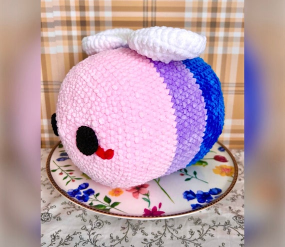 Toys LGBTQ Transgender Jumbo Crochet Amigurumi Pride Bee Pride Crochet ...