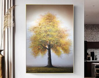 Big Tree Art Canvas - Etsy