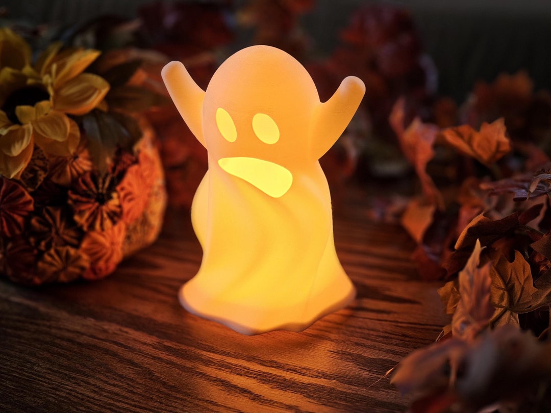Small Dancing Ghost Desk Lamp Soft Ambient Cozy Comfort Lighting Ghost ...