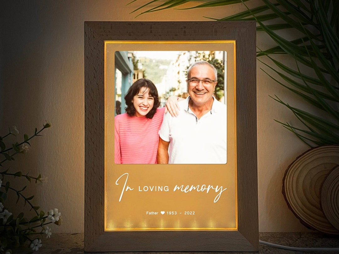 Personalized Dad Sympathy Gift, Father Memorial Sign, Father ...