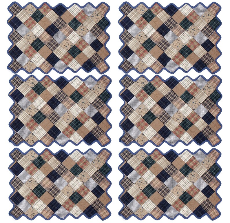 Quilted Placemat Table Mat Patchwork 14