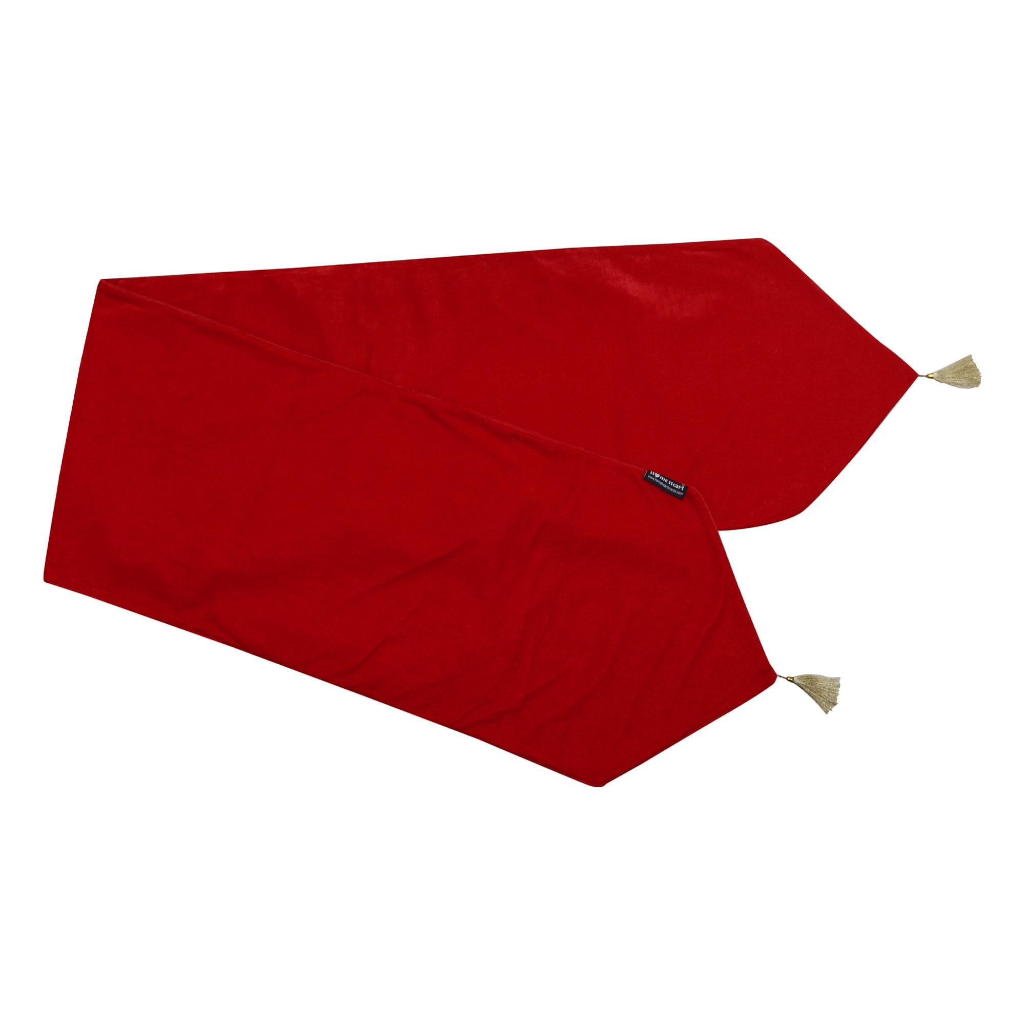 Velvet Table Runner & Toppers Premium Burgundy Velvet Fabric Double ...