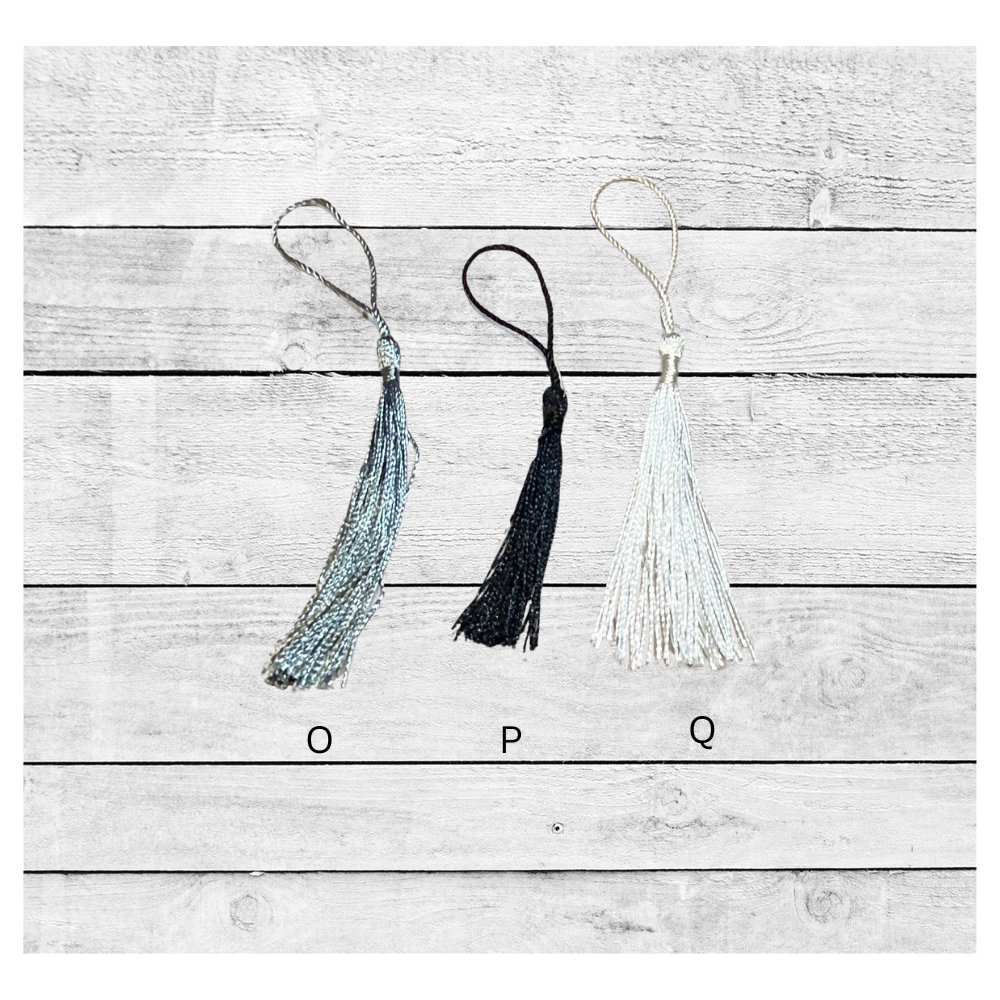Bookmark Tassels, Silky Floss Soft Mini Tassels With Loops 20 Different ...