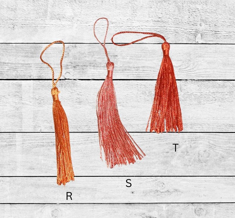 Bookmark Tassels, Silky Floss Soft Mini Tassels With Loops 20 Different ...