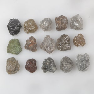Natural Rough Diamond, Raw Diamond, Uncut Diamond, Grey Color Rough ...