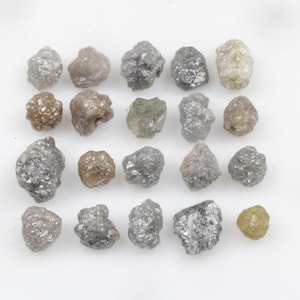 Natural Rough Diamond, Raw Diamond, Uncut Diamond, Grey Color Rough ...