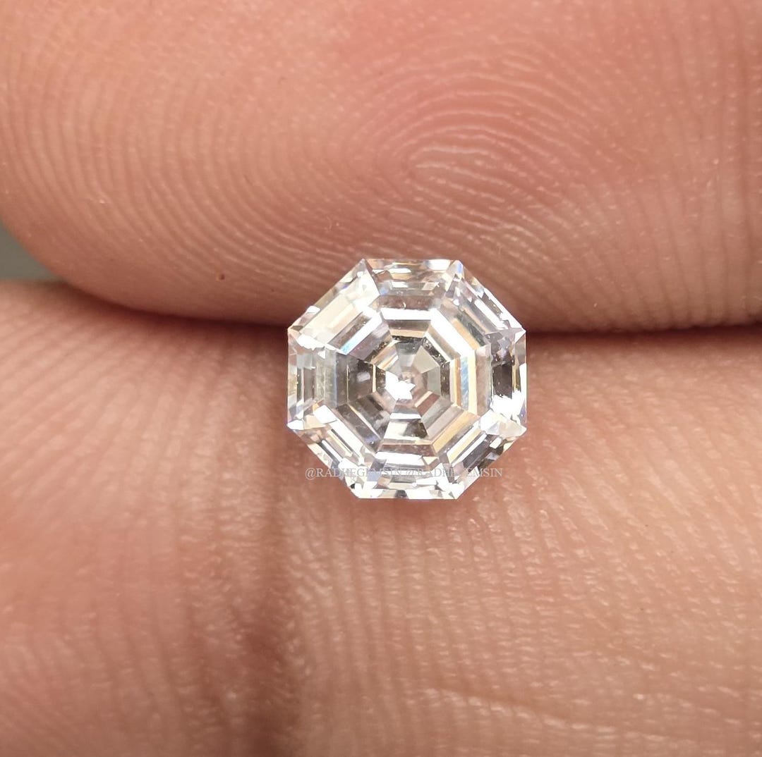 Octagon Cut Lab Grown Diamond, 1.0CT-5.0CT Lab Grown Octagon Cut ...