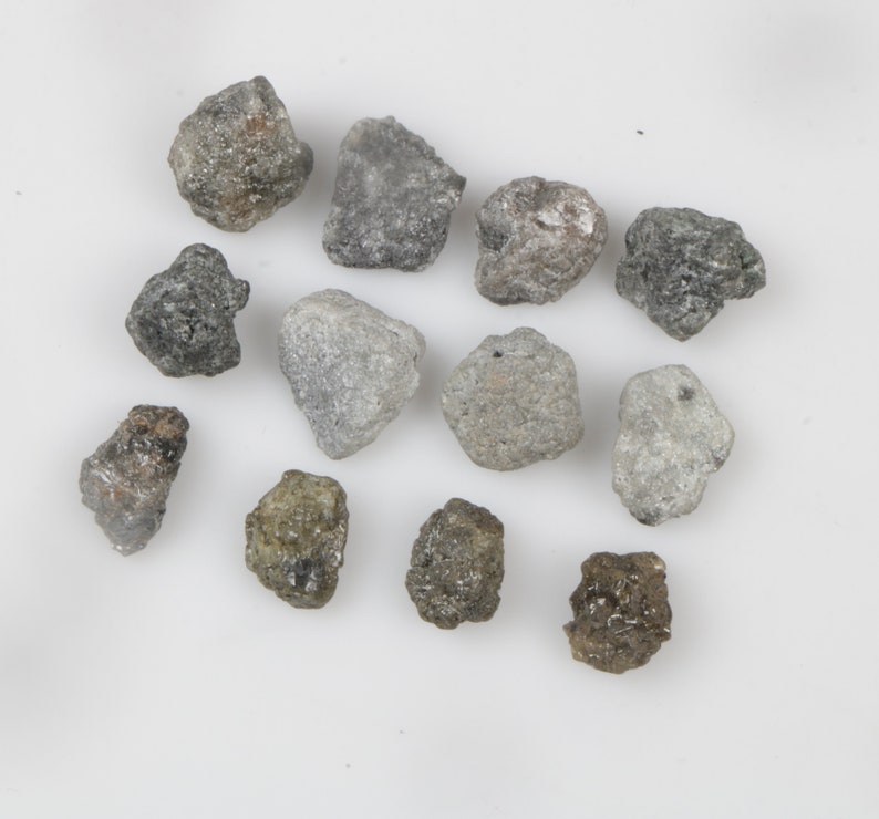 Natural Rough Diamond, Raw Diamond, Uncut Diamond, Fancy/grey Color ...
